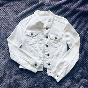 bp | Jackets & Coats | Nordstrom Bp White Denim Jacket | Poshmark